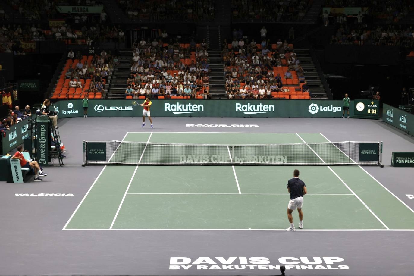 Fotos: El espectáculo de la Davis deslumbra en Valencia | Las Provincias