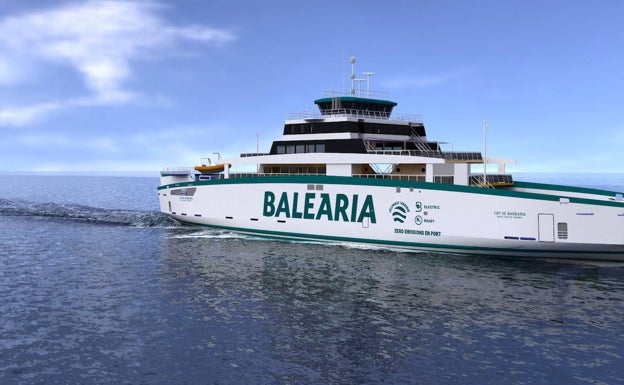 Baleària bota el ferry eléctrico 'Cap de Barbaria' que incorporará en ...